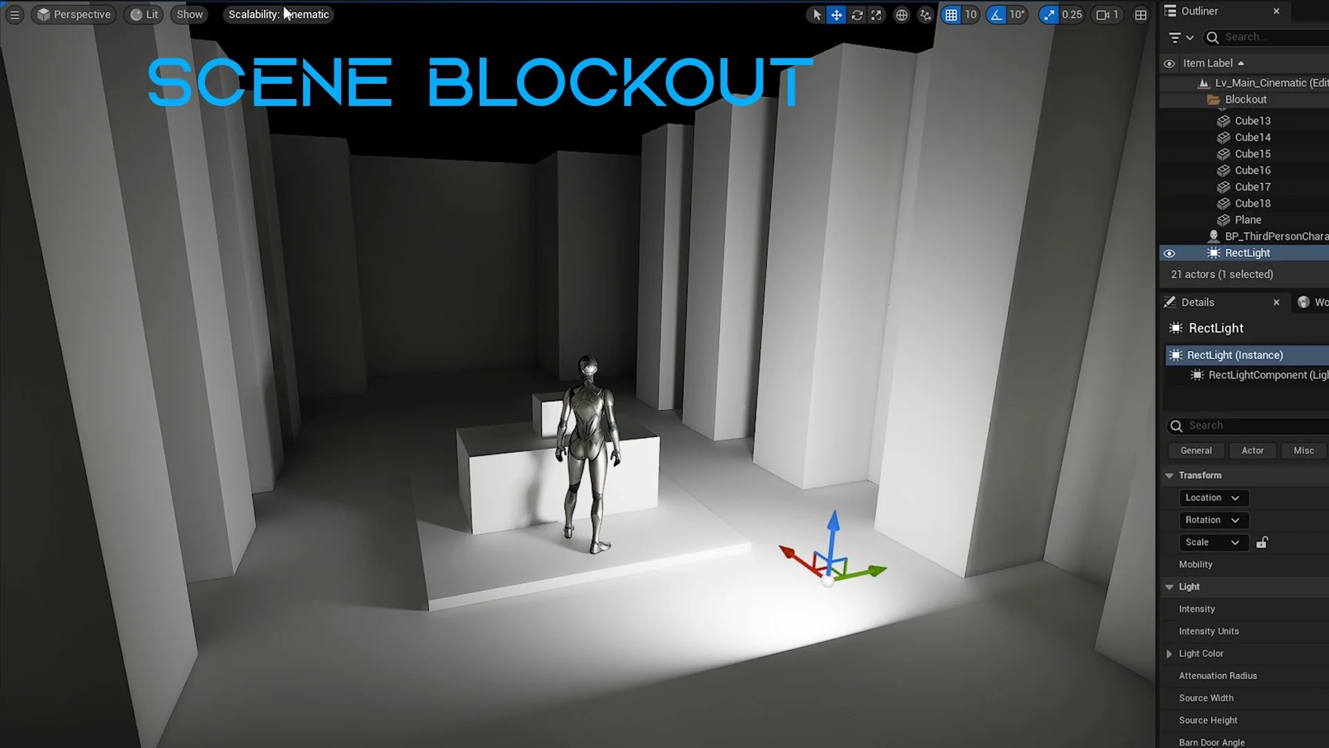 Unreal Engine 5 3 Cinematic Course