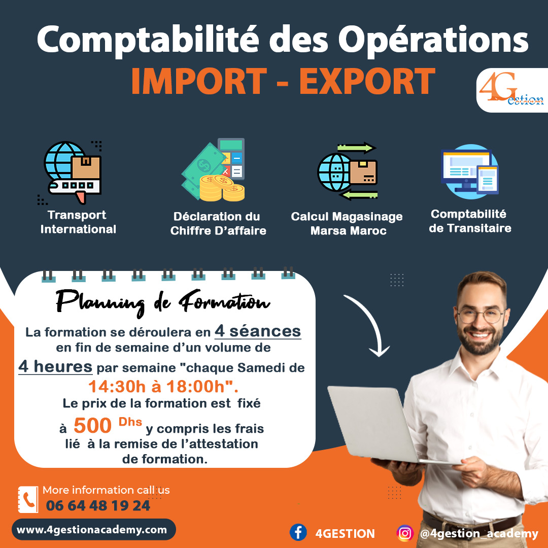 import export - 4Gestion Academy|Premier pas vers la réussite