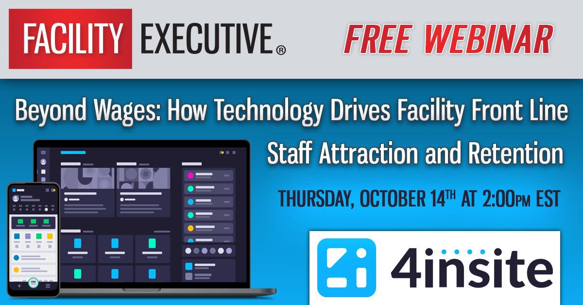 Webinar | Beyond Wages: How technology drives facility front line staff ...