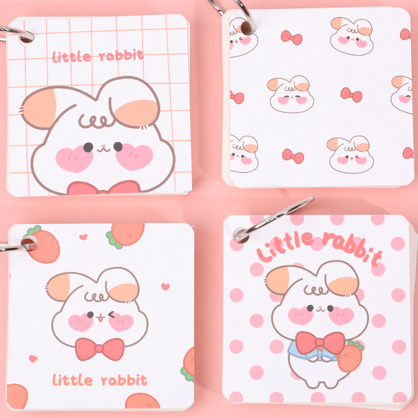 Blank Flash/Memory Cards with Ring – Rabbit