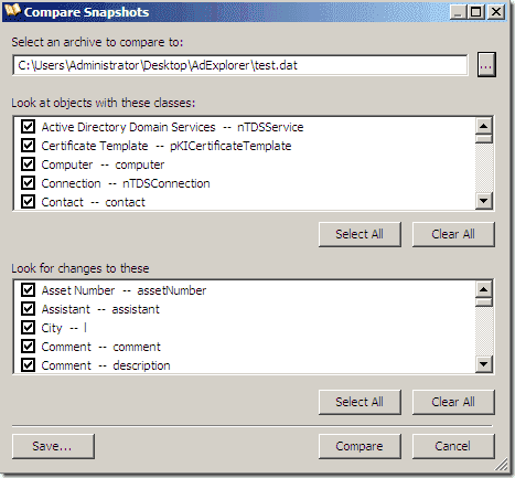 Freeware – Sysinternals Active Directory Explorer 1.42 | Information Store