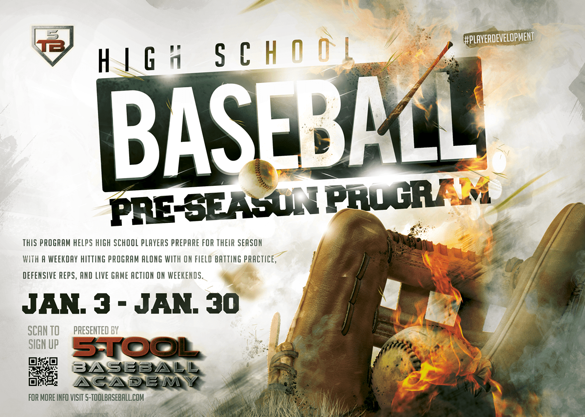 High School Preseason Program – 5-Tool Baseball