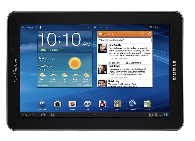 Samsung announces Galaxy Tab 7.7 with Verizon 4G LTE at CES 2012