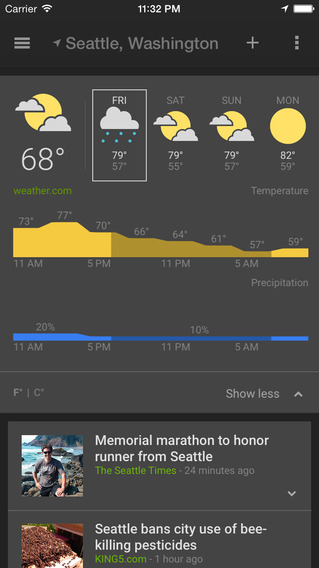Google brings its 'News & Weather' app to iOS