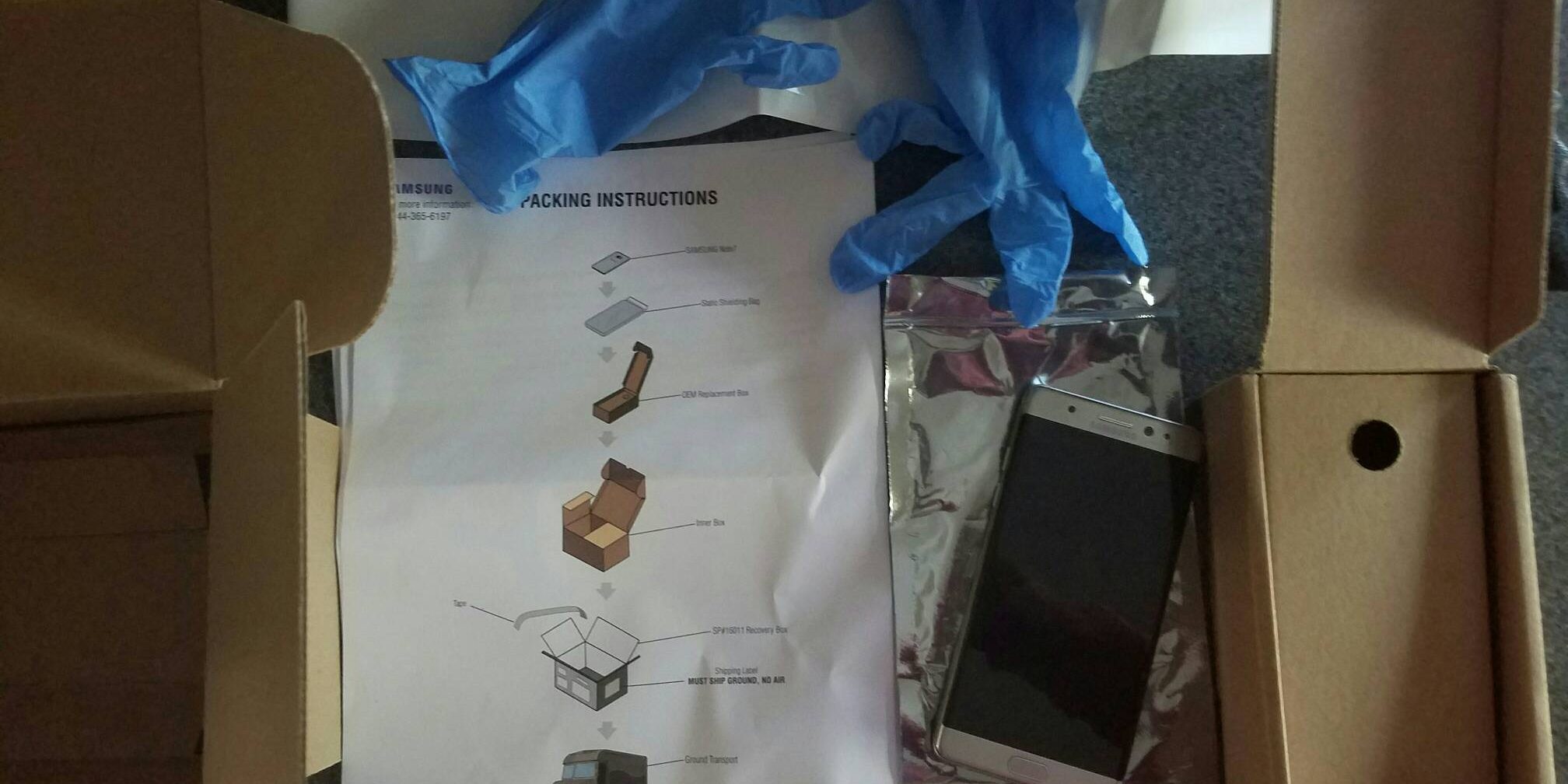 Samsung began shipping out insulated Galaxy Note 7 Return Kits last week