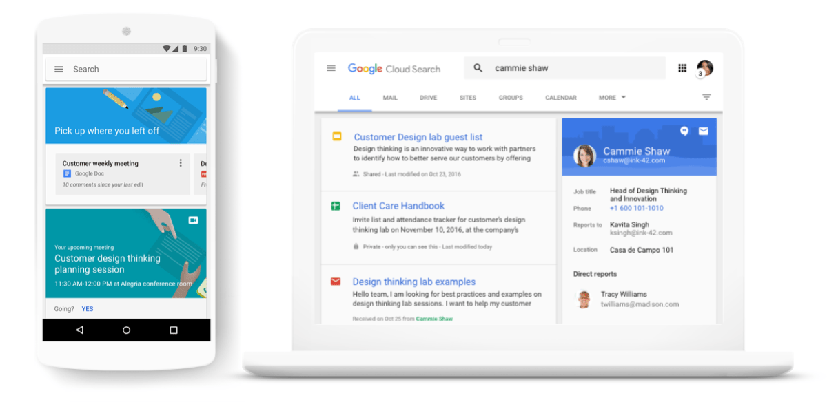 Google Cloud Search for G Suite adds natural language processing for ...