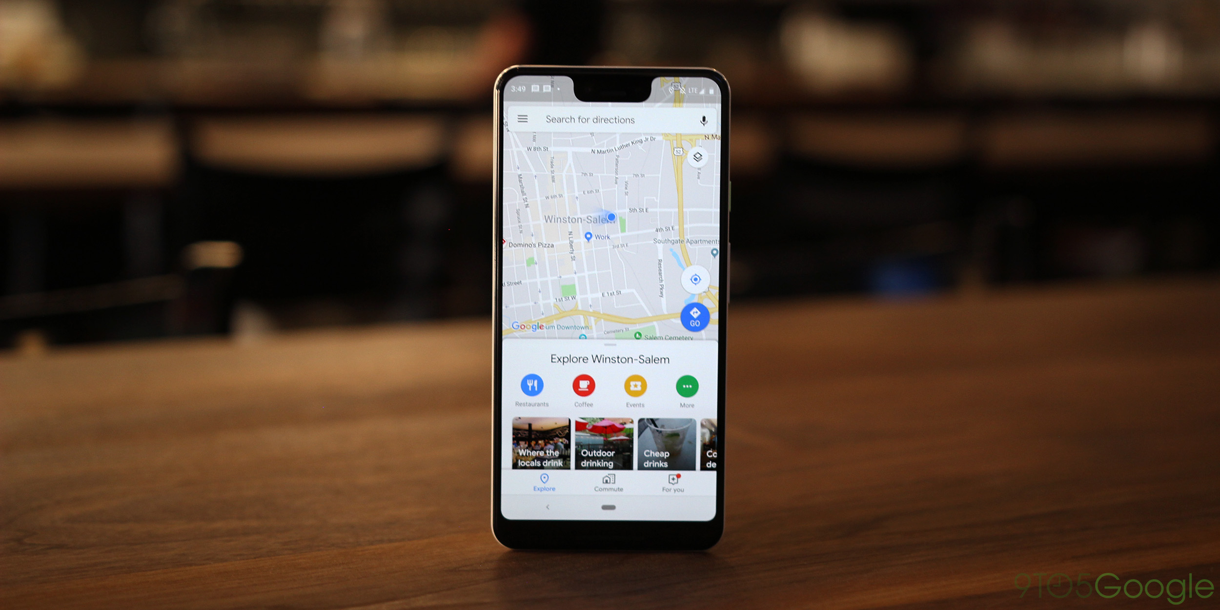 Google Maps for Android revamps nav drawer with Google Material Theme ...