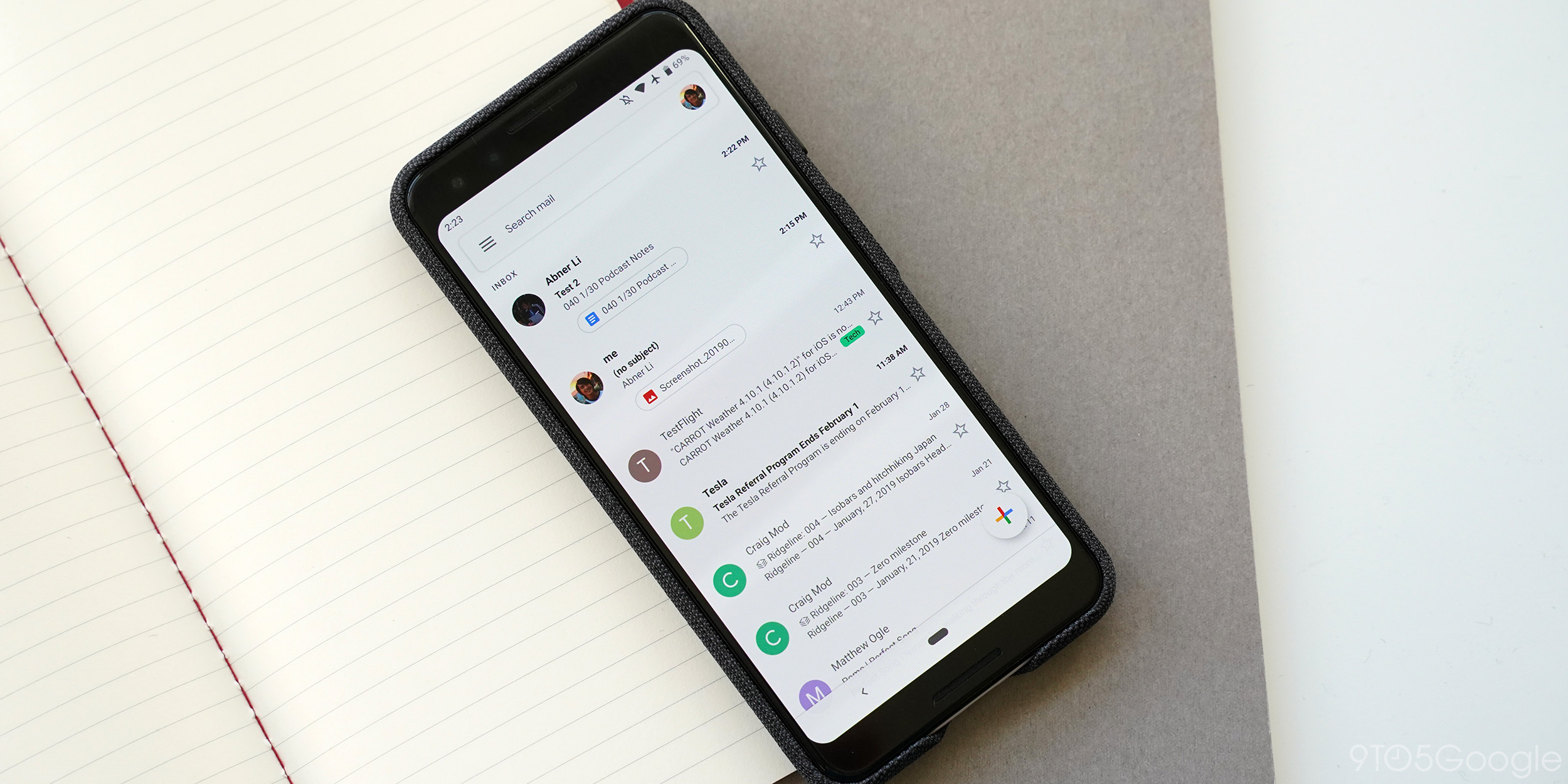 Gmail for Android adds 'swipe-to-switch' account gesture - 9to5Google