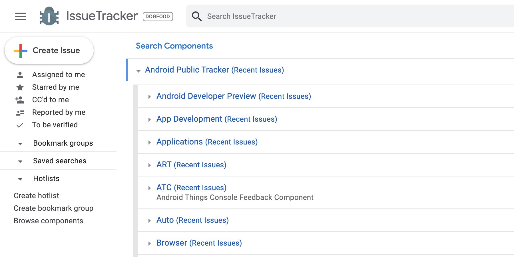 Google Issue Tracker testing Material Theme redesign - 9to5Google