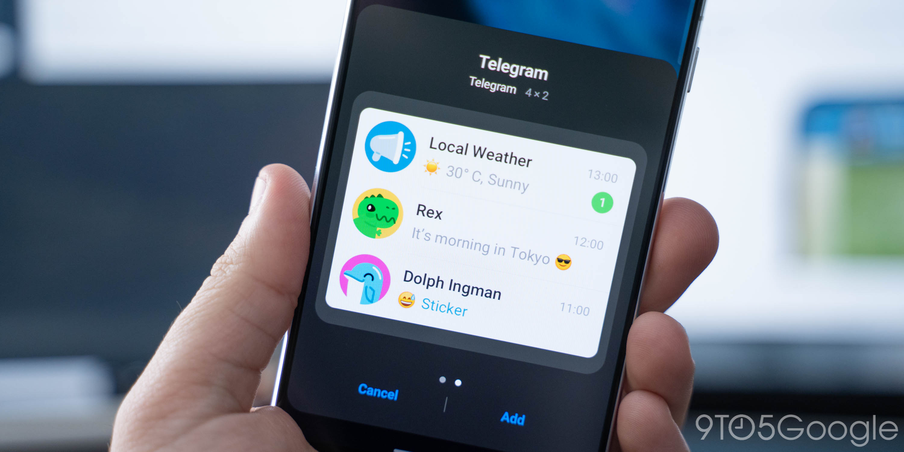 Telegram finally supports widgets on Android - 9to5Google