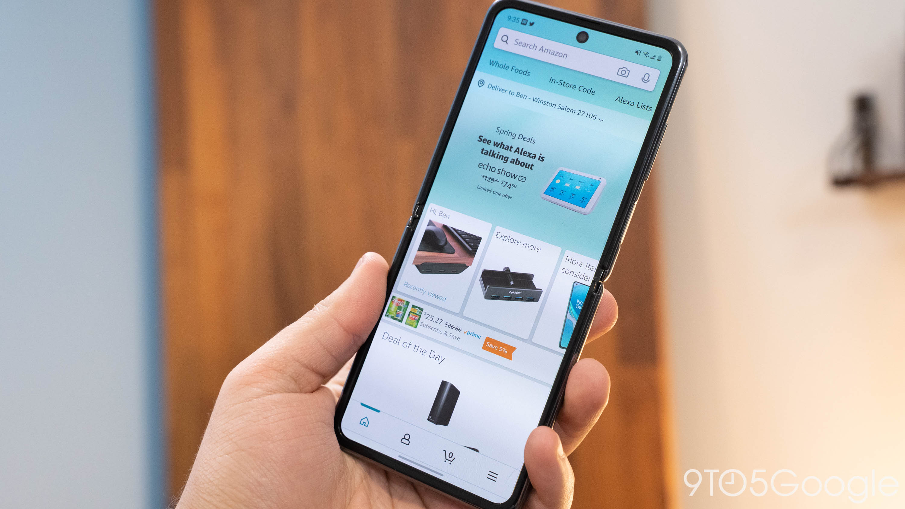 Amazon app redesign rolls out to Android w/ bottom bar nav - 9to5Google