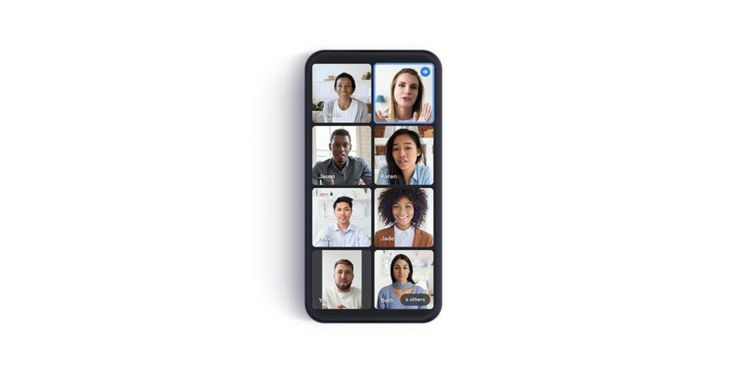 Google Meet tile view comes to mobile, starting on iOS with 48-person ...