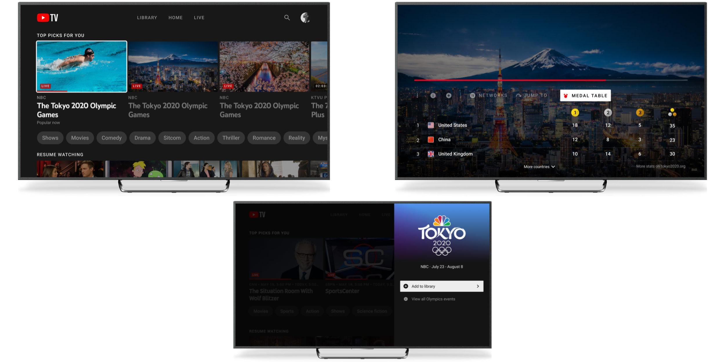 YouTube TV details Tokyo 2020 Olympics watch experience - 9to5Google