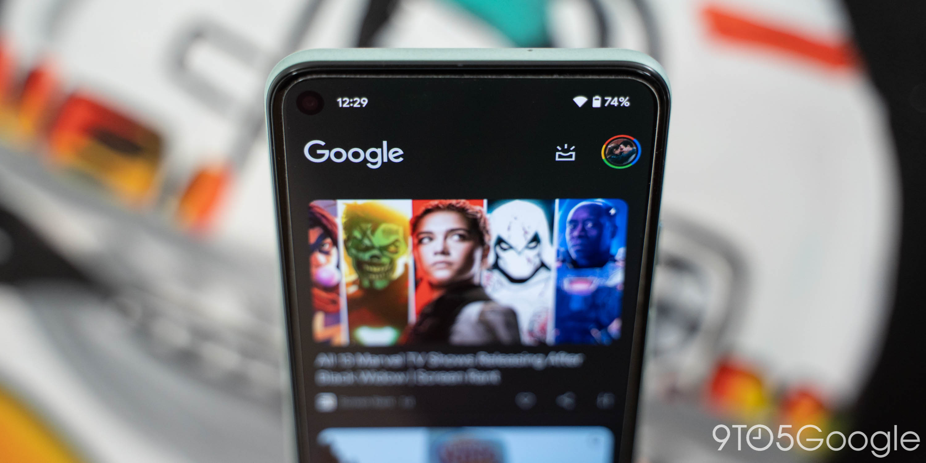 Google Discover in Pixel Launcher using Material You color - 9to5Google