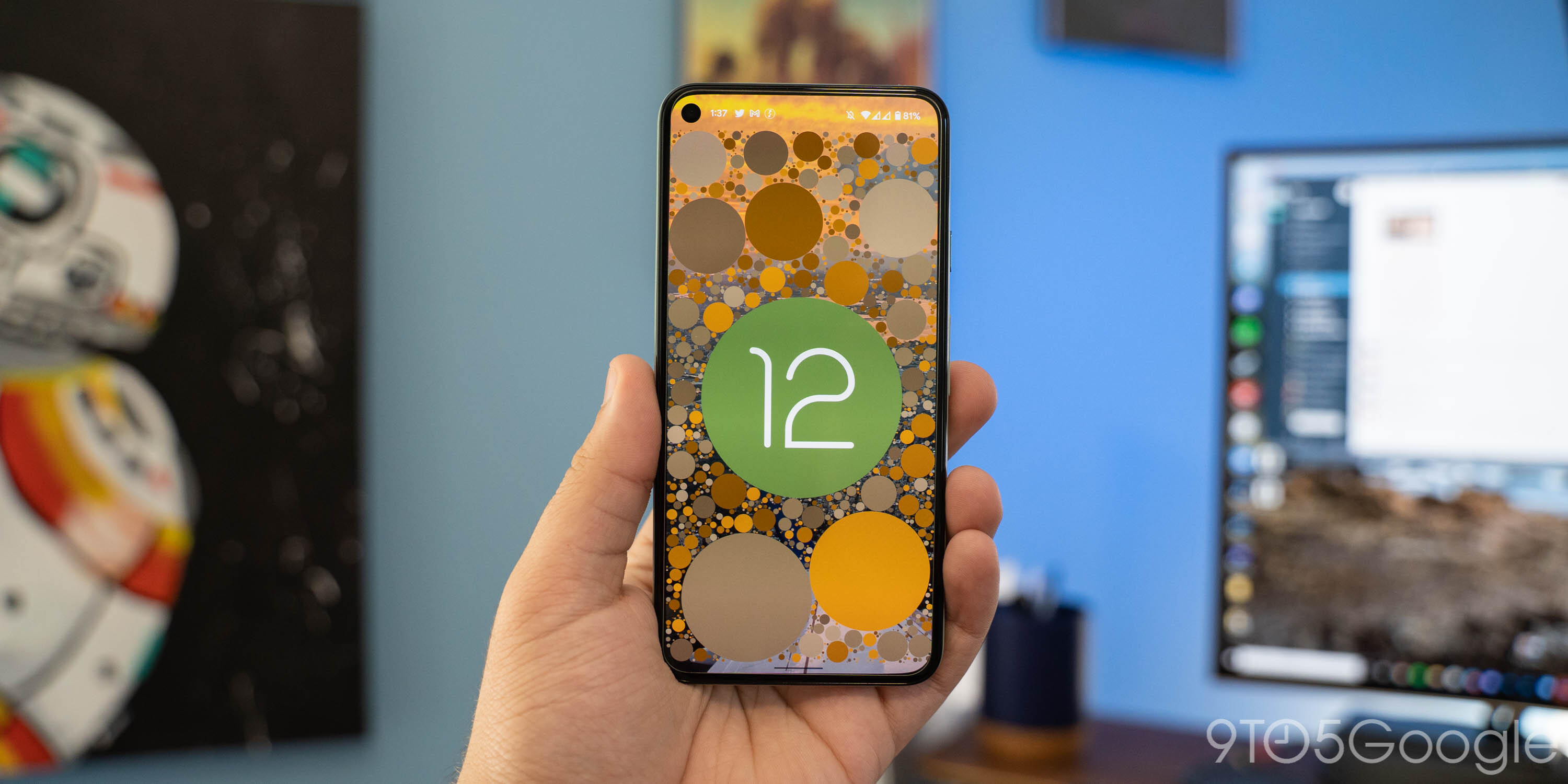 Android 12: Easter egg goes live, w/ Material You colors - 9to5Google