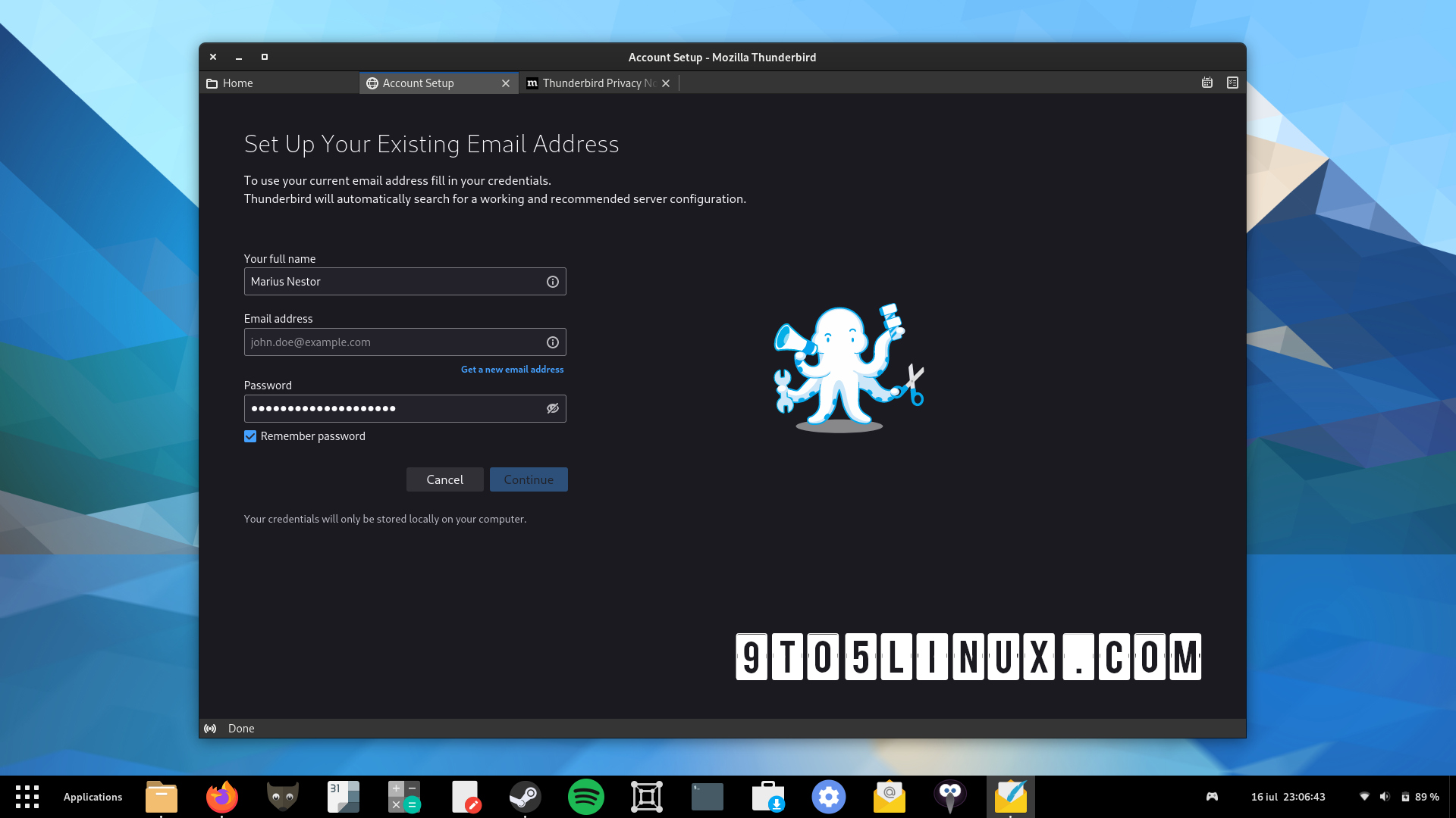 Thunderbird 91 Promises New Account Setup Wizard with CalDAV Support, Encryption, and More ...
