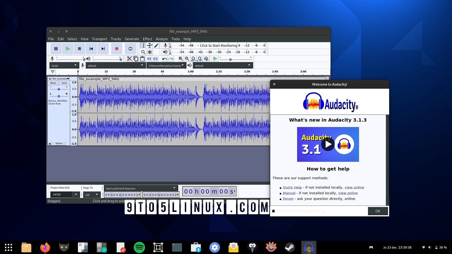 Audacity 3.1.3 Open-Source Audio Editor Makes Project Loading Up to 50x ...