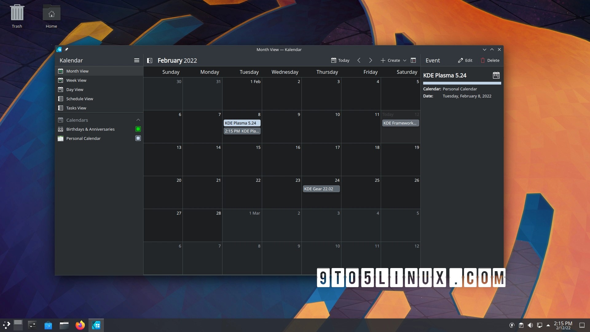 Kalendar 1.0 Is Out: KDE Plasma Now Has a Mature, Dedicated Calendar Client - 9to5Linux