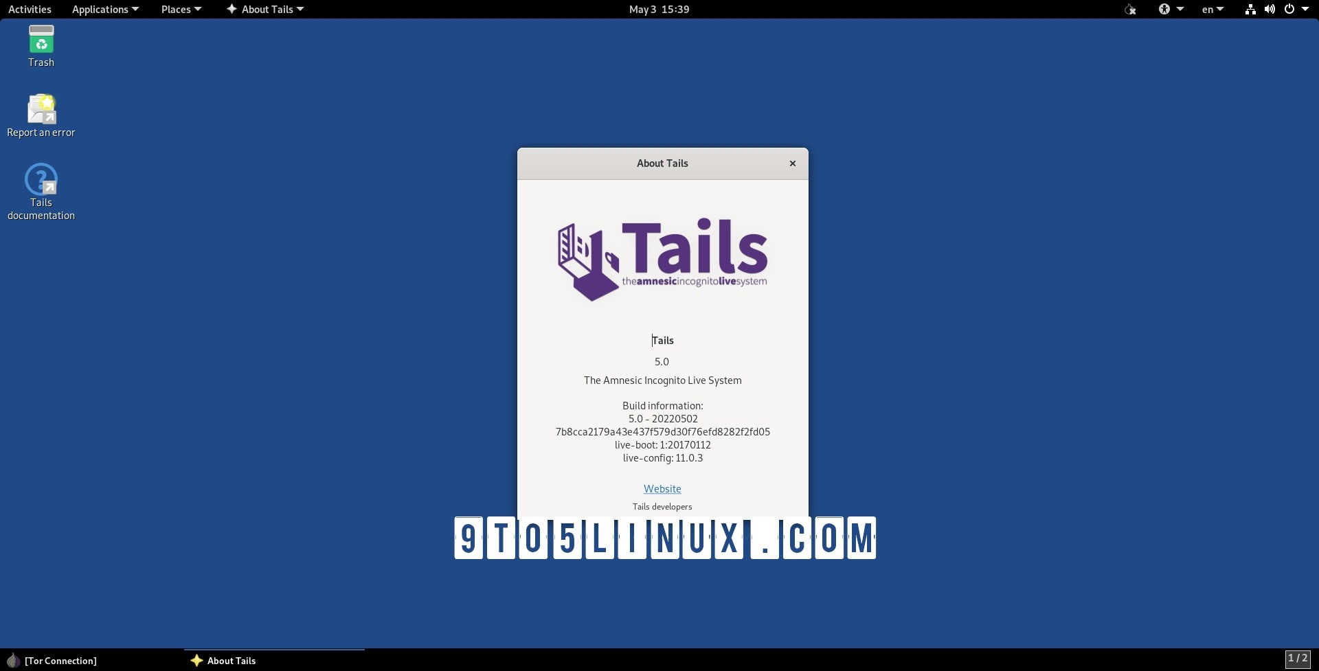 Tails 5.0 Anonymous OS Officially Released, Based on Debian GNU/Linux ...