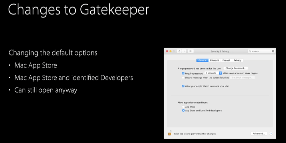 macOS Sierra beefs up Gatekeeper protection with two changes, one ...
