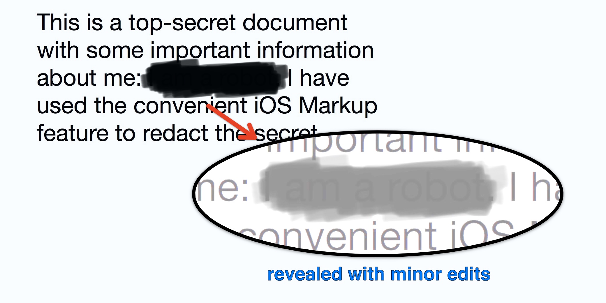 PSA: iOS Markup is not designed to be a redaction tool for sensitive ...