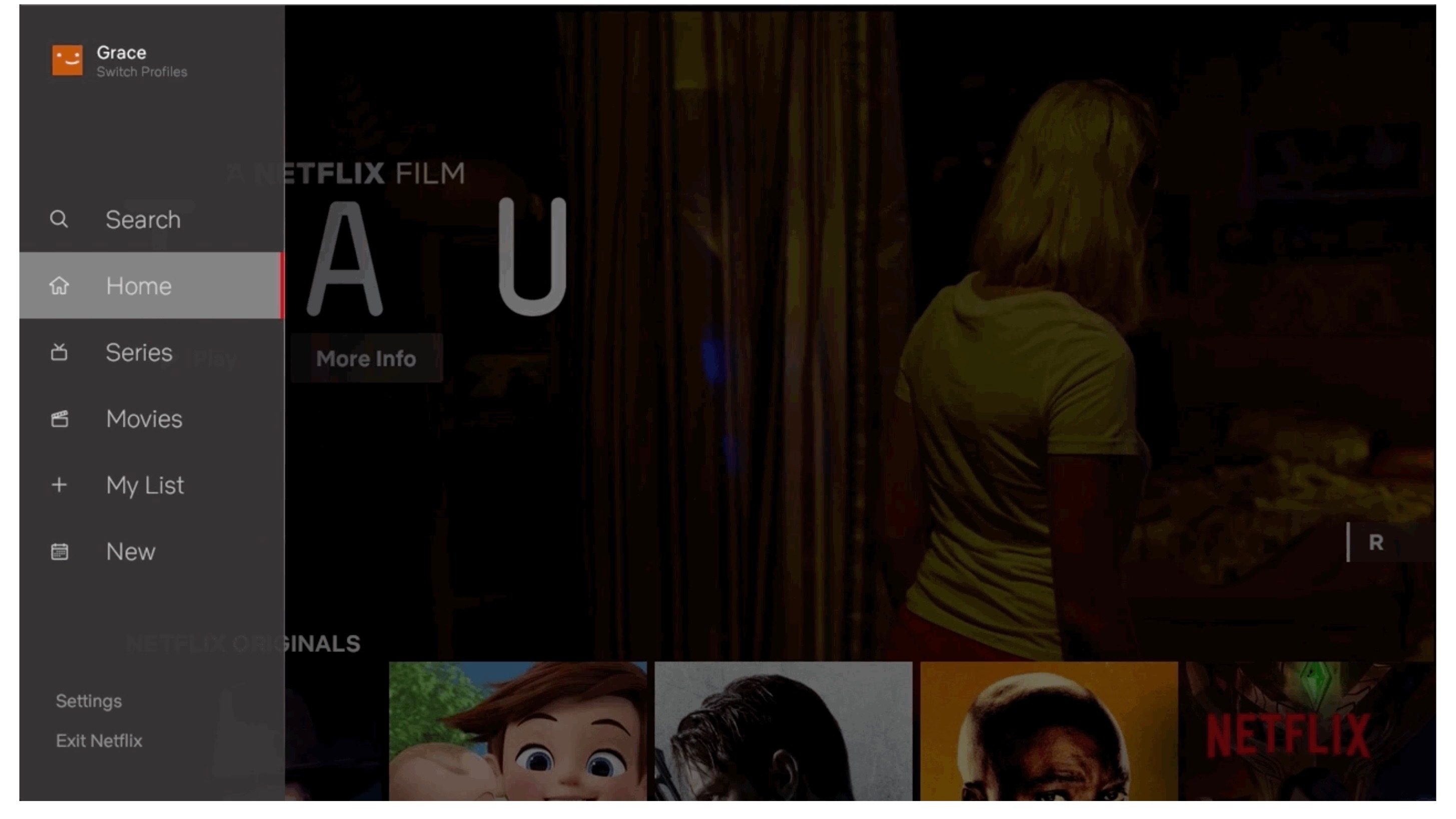 Netflix shows off redesigned TV app with new slide-out navigation menu ...