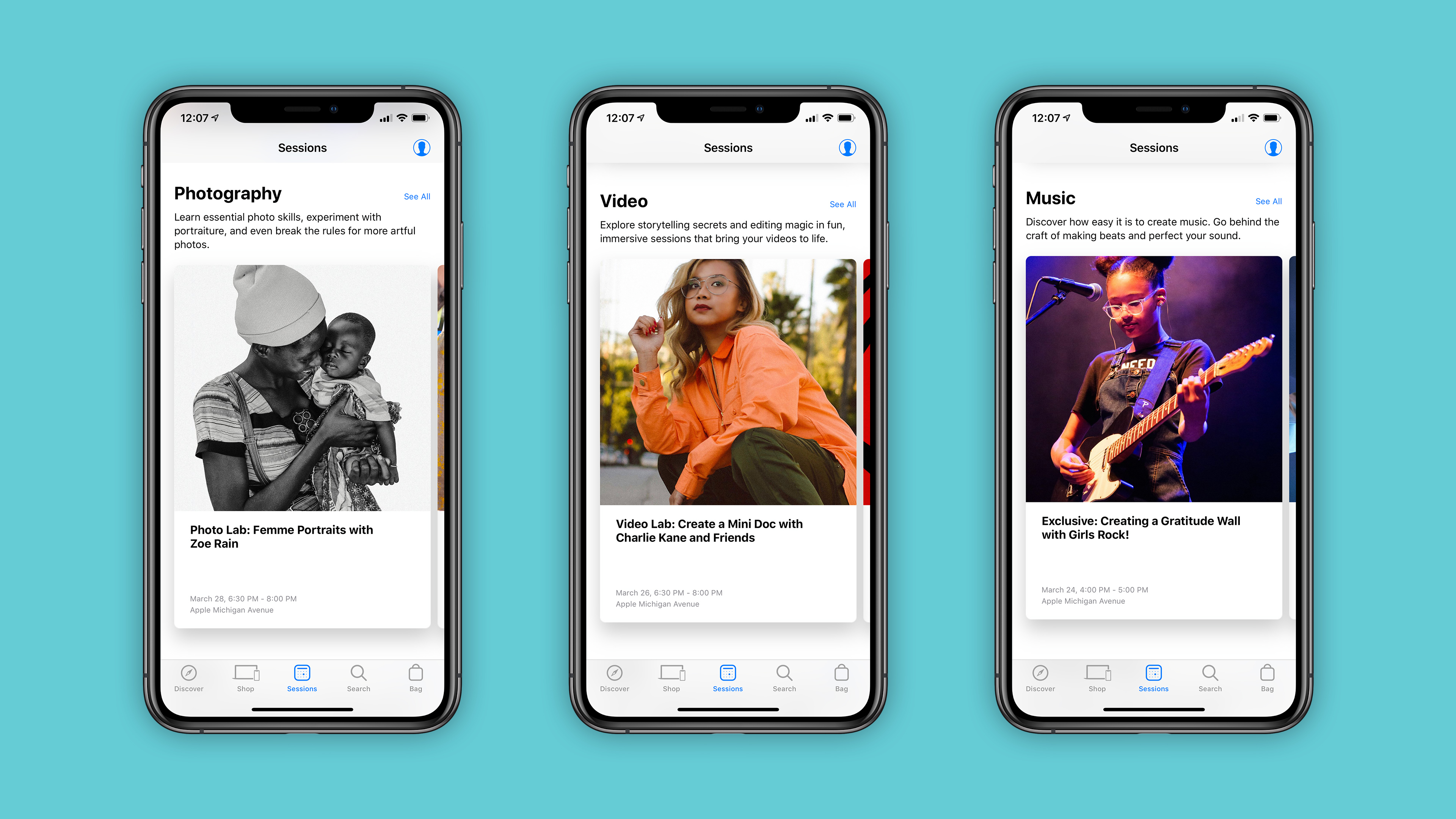 Apple Store app updated to highlight new Today at Apple sessions ...