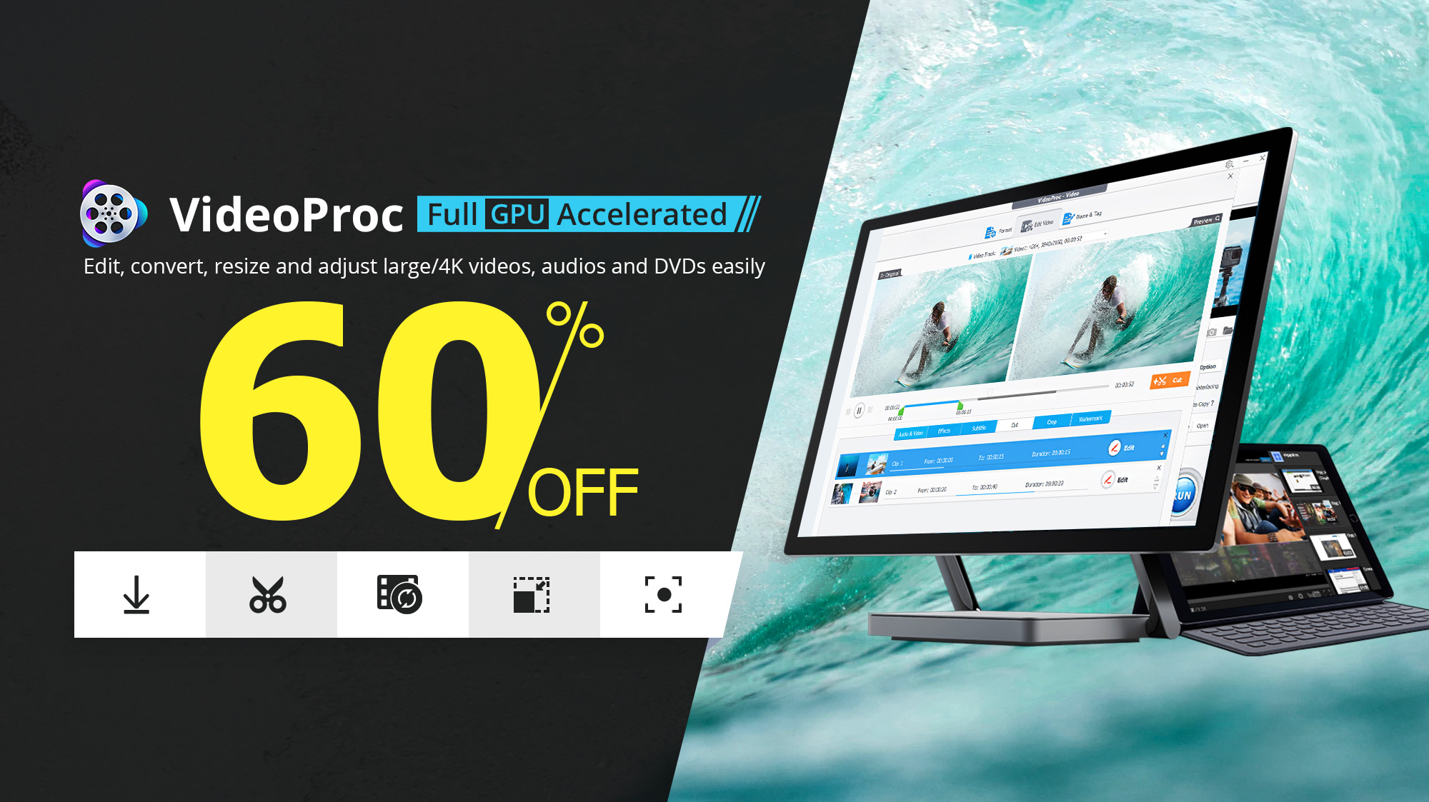 Get VideoProc Mac video editing suite 60% off for holiday sale - 9to5Mac