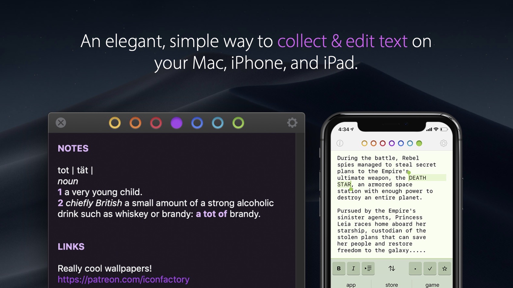 Tot is new text editor for Mac, iPhone, and iPad focused on constraints ...