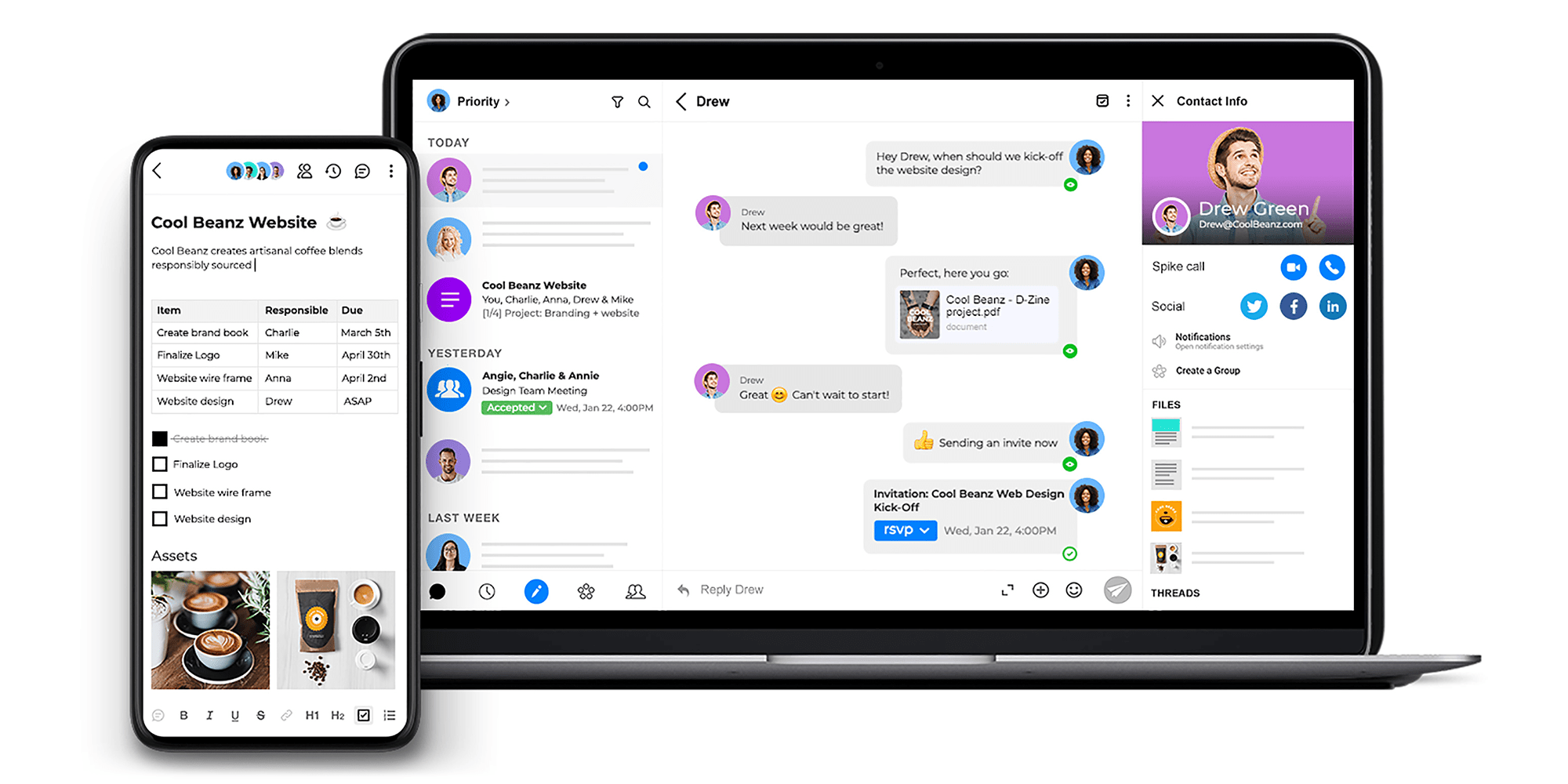 Spike adds notes and tasks to its conversational email app - 9to5Mac