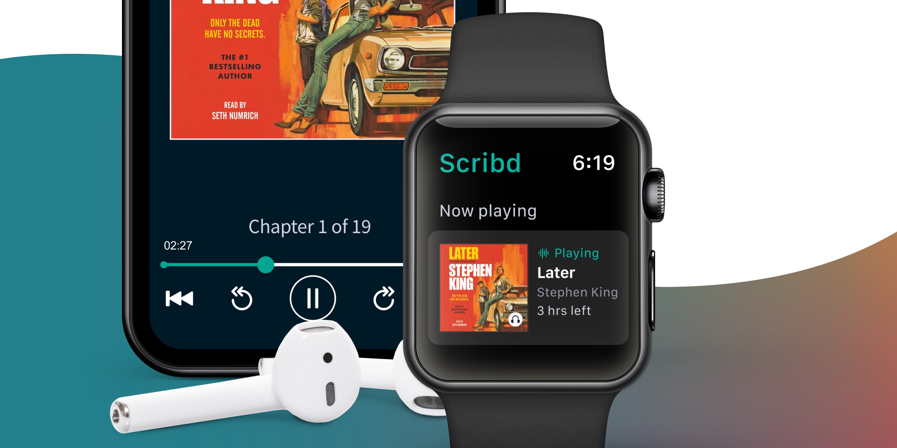 Scribd launches Apple Watch app with streaming support for audiobooks ...