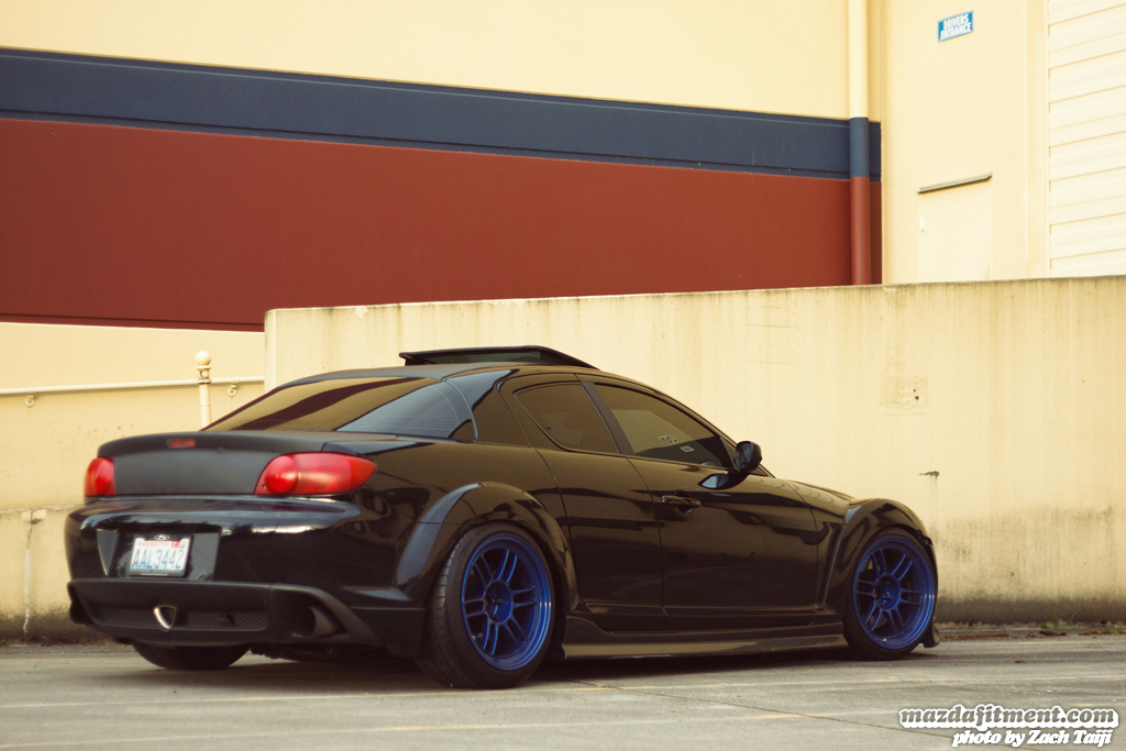 Mazda Rx8 Black Rims