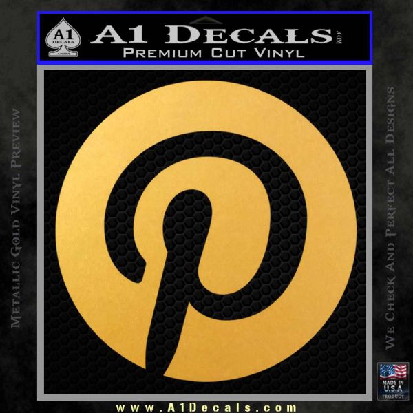 Pinterest Customizable Decal Sticker » A1 Decals