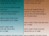 Stack Vs Queue The Difference Between Stack And Queue A5theory