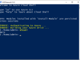 Using Azure Cloud Shell From Powershell