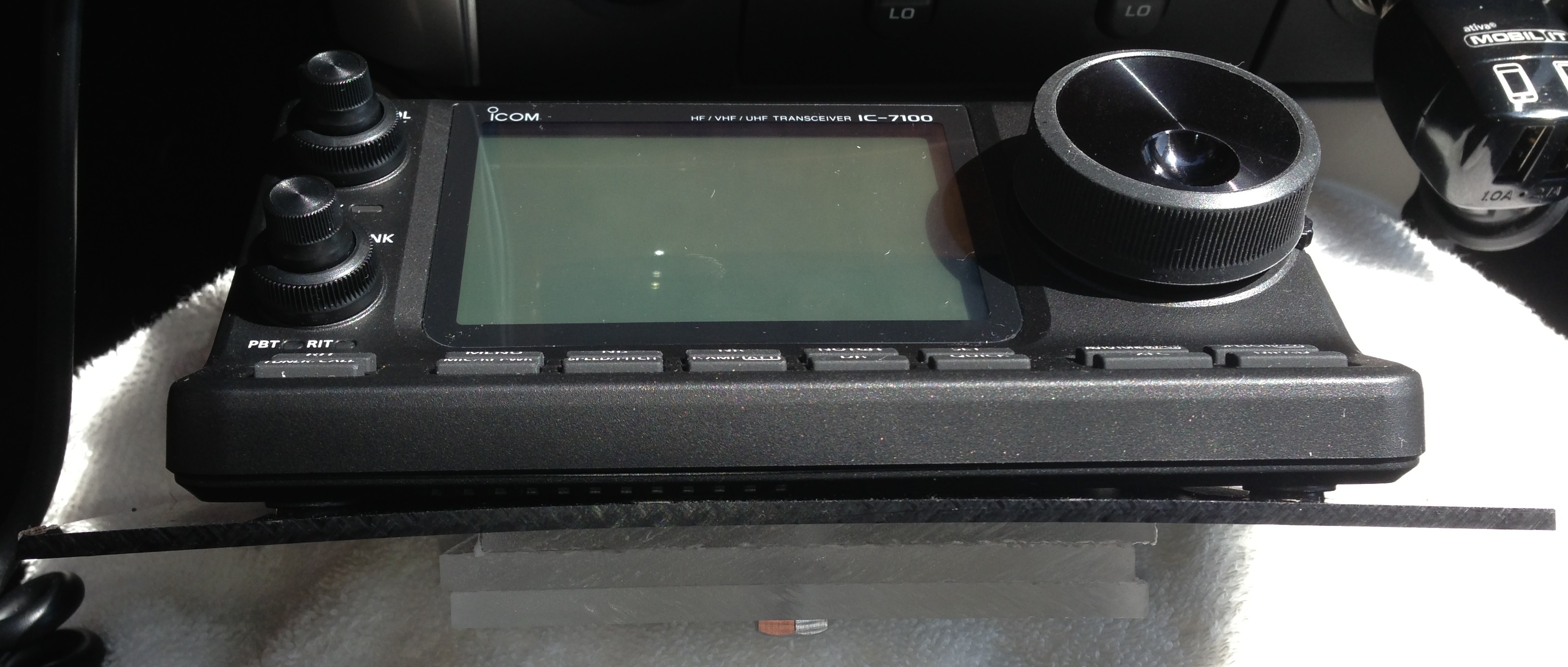 Mobile Installation of the Icom IC-7100 | AB4BJ