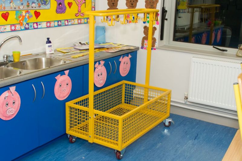 Mobile Coat Hook Trolley - Abal Education Supplies