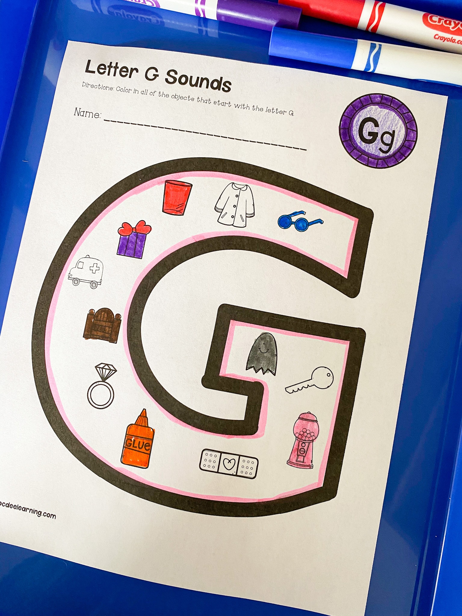 Letter G Activities and Crafts - ABCDee Learning