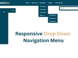 Responsive Sticky Navigation Bar Using Html Css Javascript