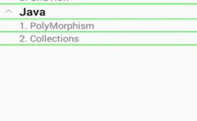 How To Create Expandablelistview In Android Studio Expandable