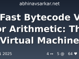 A Fast Bytecode Vm For Arithmetic The Virtual Machine Abhinavsarkar Net