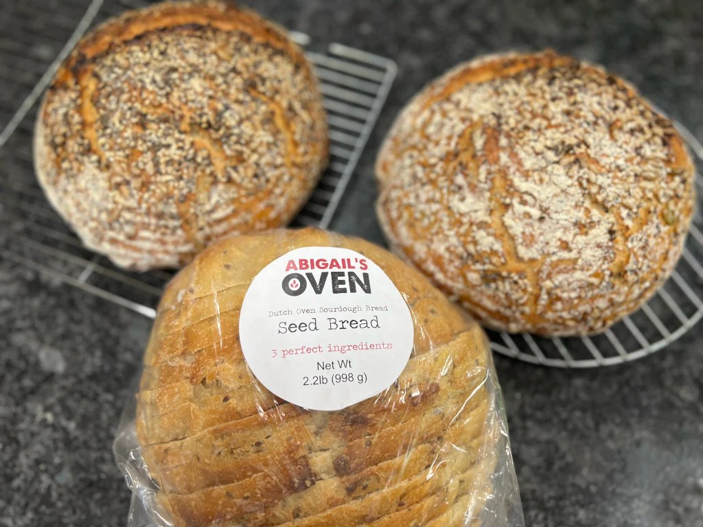 Toasted Seed Sourdough Bread Abigail S Oven Store