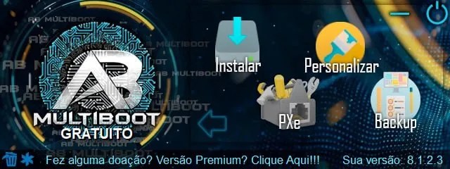Versões – AB Multiboot