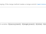 Git Gitlab How To Change Merge Commit Message Template Stack Overflow