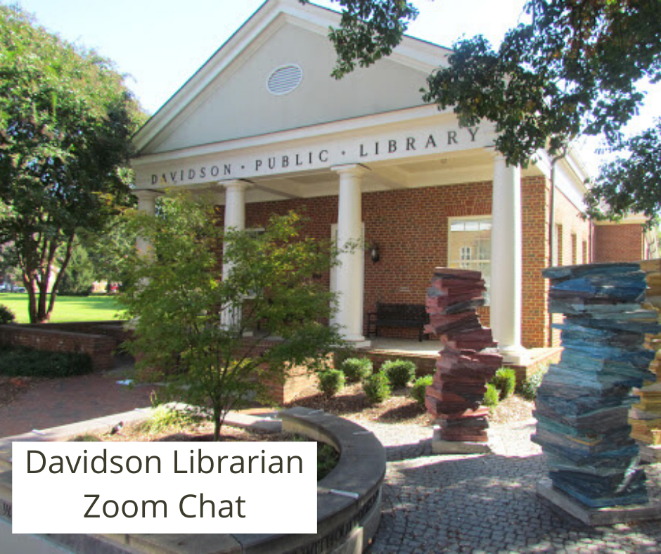 Davidson Librarian Discusses Resources to Access from your Couch - Zoom ...