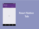 React Native Top Tab Example Using Latest React Navigation V6