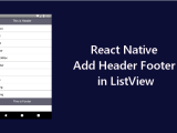 Implementing Sticky Header In React Native Flatlist