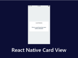 React Native Card View For Android And Ios About React