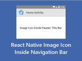3 Ways To Add Image Icon Inside Navigation Bar In React Native
