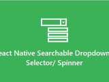 Example Of Searchable Dropdown Picker In React Native